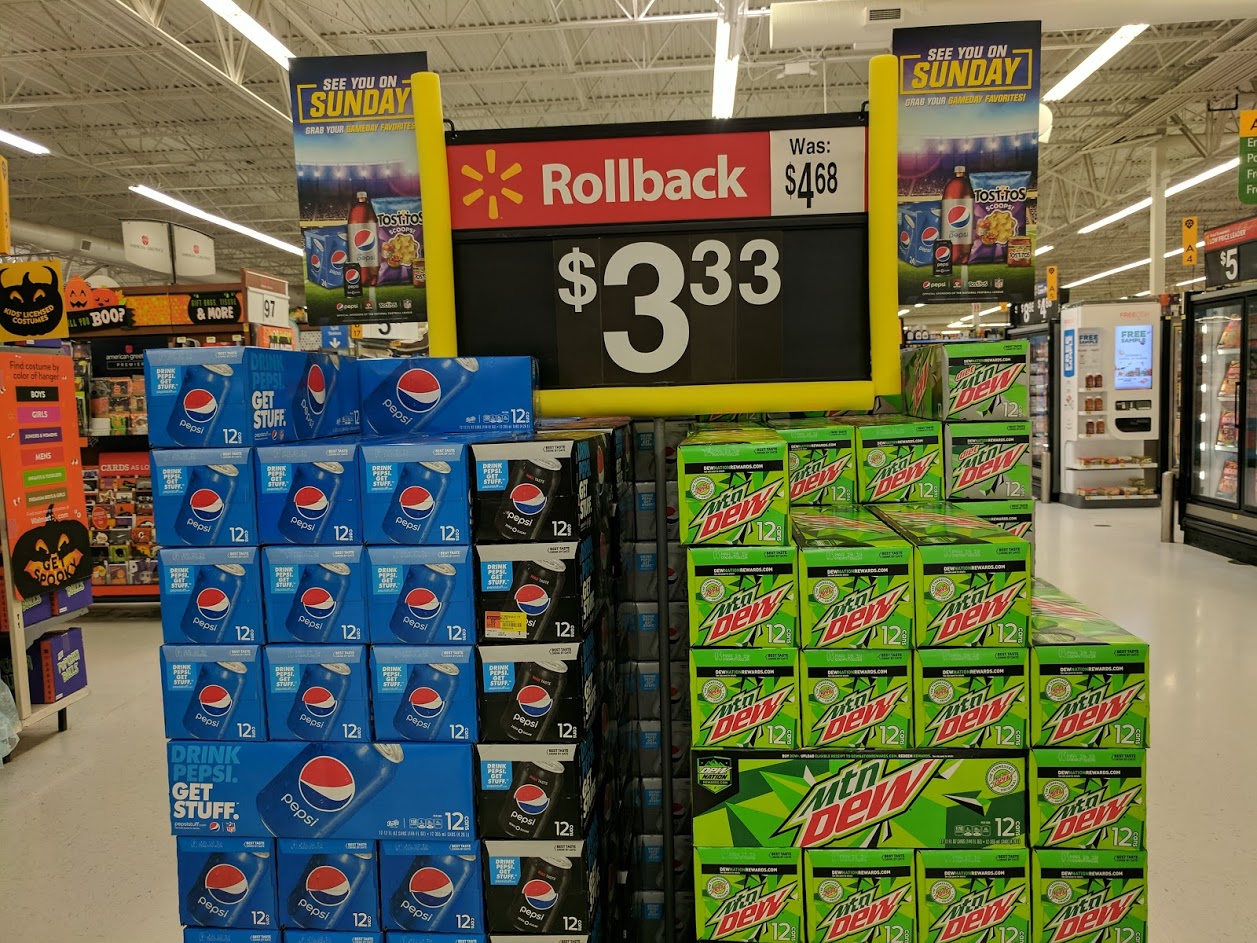 Pepsi 12 Pack Displays